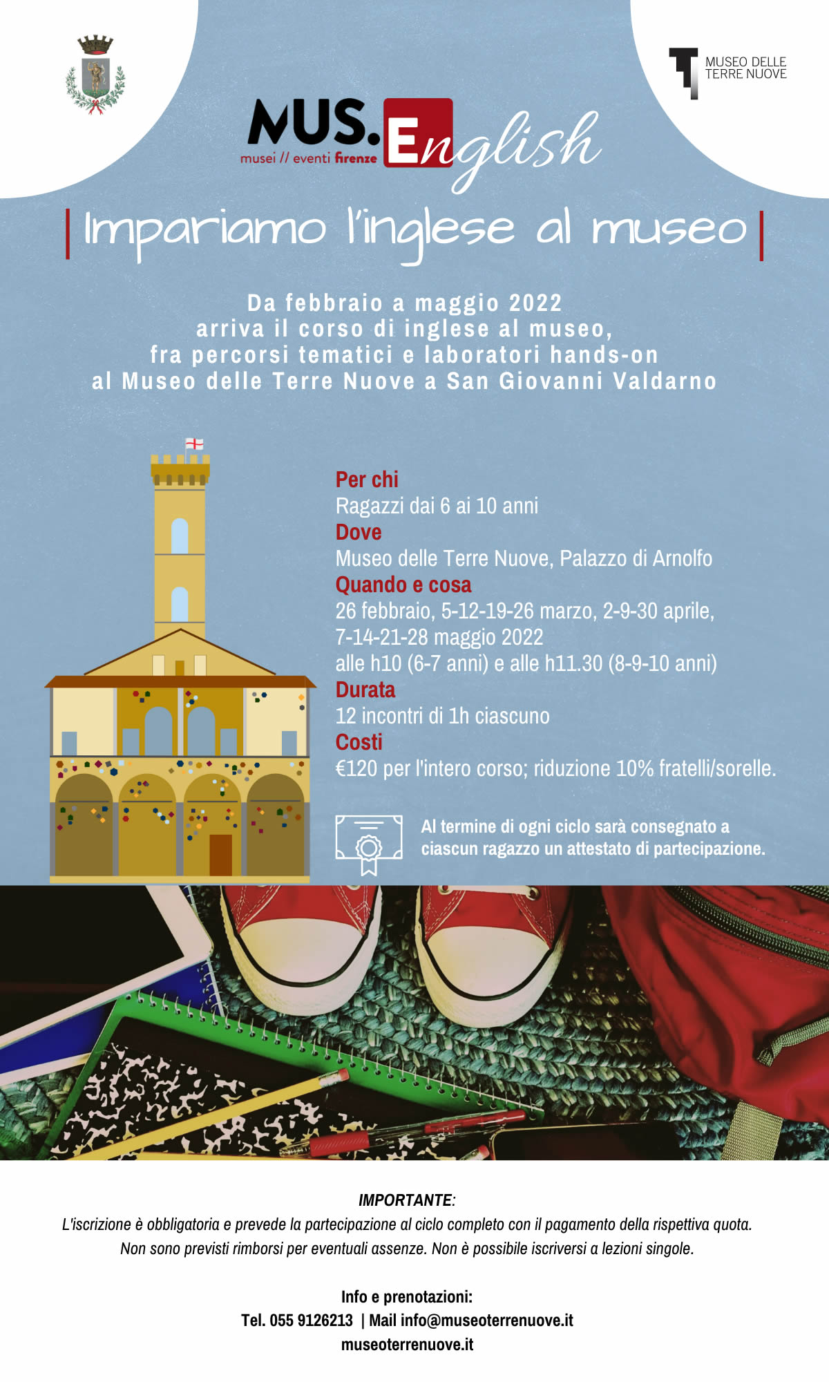 Museo delle Terre Nuove | MUS.ENGLISH - Corso di inglese al museo